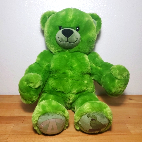 Build-A-Bear | Toys | Build A Bear Incredible Hulk Bear Plush Marvel ...